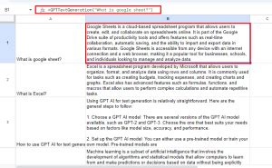 Using OpenAI S GPT API With Google Sheets For Text Generation