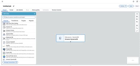 バックアップからリストアしたdynamodb テーブルに格納されているデータをaws Glueを用いて元のテーブルに複製する