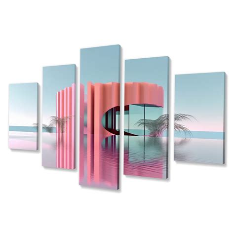 Ivy Bronx Futuristic Minimal Pink Architecture Futuristic