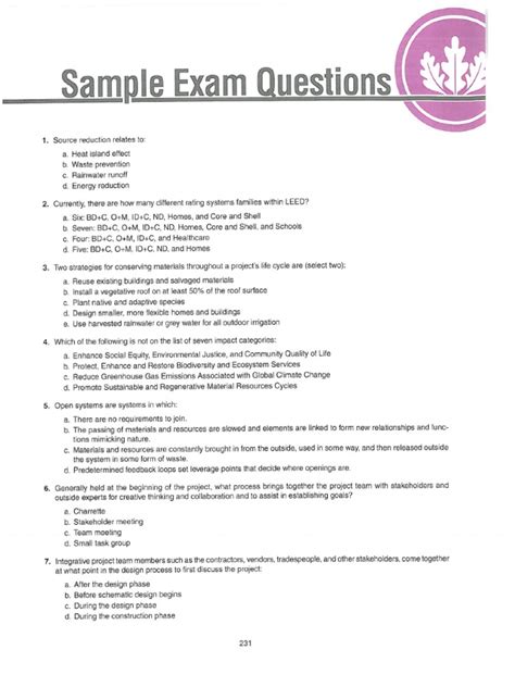 Sample Exam Questions Pdf