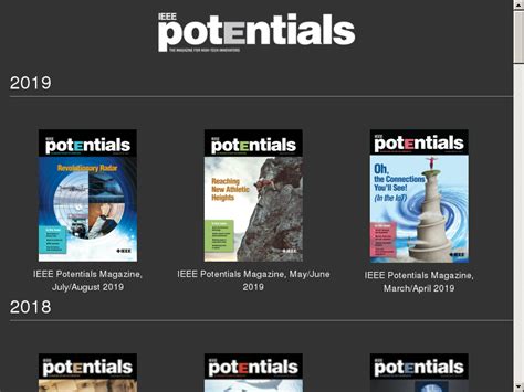 Ieee Potentials Magazine September October 2019