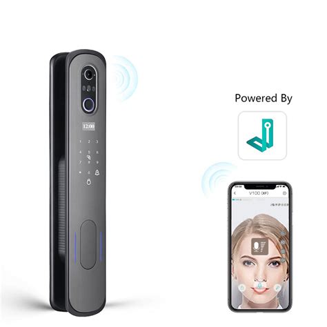 Voice 3d Face Recognition Smart Door Lock With Video Intercom Feature Smart Living And Technology