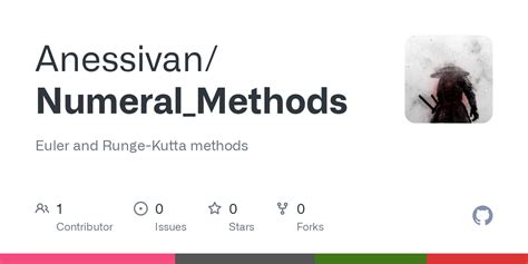 GitHub Anessivan Numeral Methods Euler And Runge Kutta Methods