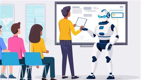 Advanced Robotics Training With Automation And Cybernetic Systems In A Futuristic Academy