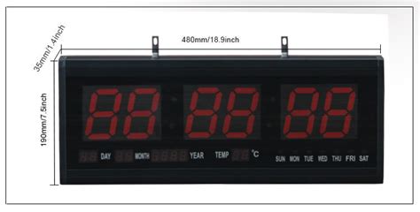 Led Wall Clock Saat Digital Alarm Clocks Watches Electronic 7 Segment