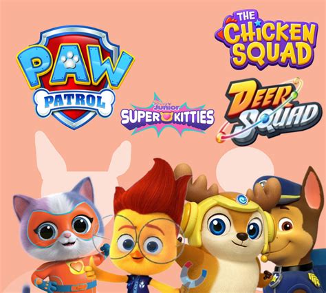 Deer Squad And Chicken Squad And Paw Portal And Super Kittie Fandom