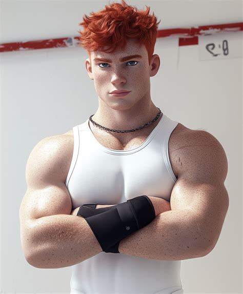 Buff Redhead 4 Pixar Style By Marcofritz On Deviantart