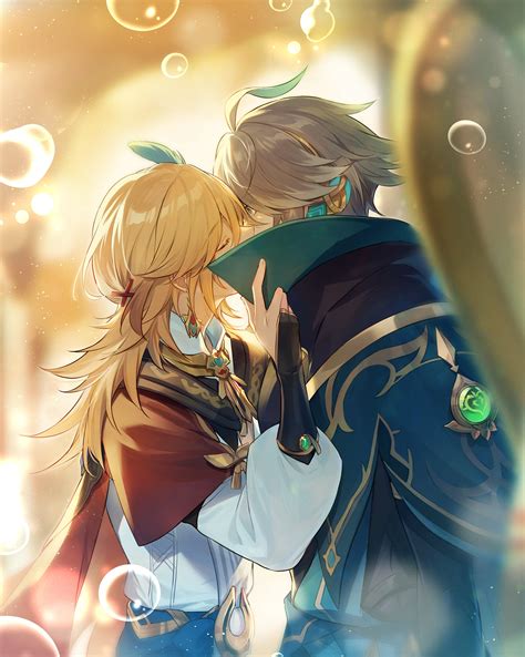 Alhaitham And Kaveh Genshin Impact Drawn By Mlsysynemuru Danbooru