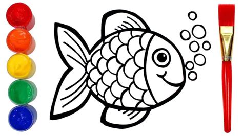 ویدبید چگونه یک ماهی بکشیم طراحی و نقاشی خلاقانه برای کودکان