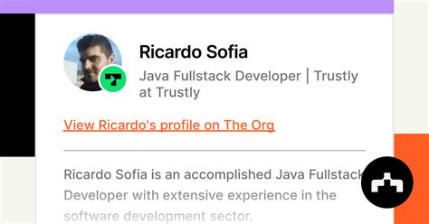 Ricardo Sofia Java Fullstack Developer Trustly At Trustly The Org