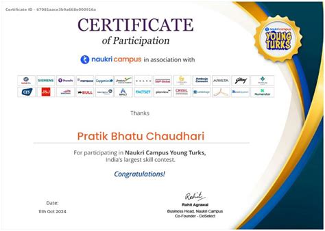 Pratik Chaudhari On Linkedin Naukricampus Youngturks Skillsdevelopment Continuouslearning…