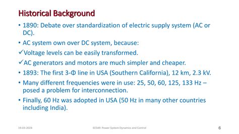 power system dynamics lecture 1 introduction ppsx