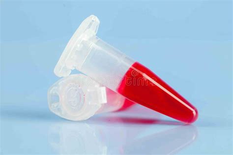 Scientific Experiment In Laboratory With Blue Background Stock Image Image Of Health Clinical