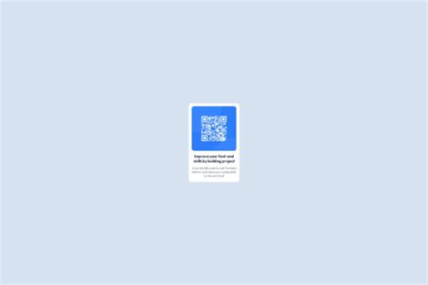 Frontend Mentor Qr Code Component Using Flex Coding Challenge Solution