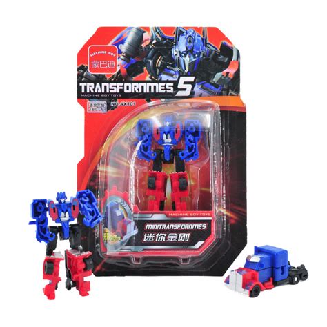 Mini Transformer Toy Optimus Prime Transformer Robots Action Figures