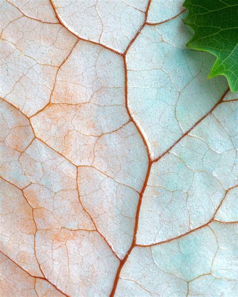 Intricate Leaf Vein Pattern Stock Illustration Illustration Of