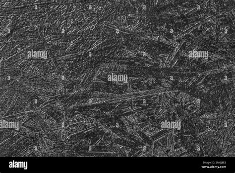 Black Paint Pressed Wood Texture Chipboard Dark Surface Pattern Background Osb Particleboard