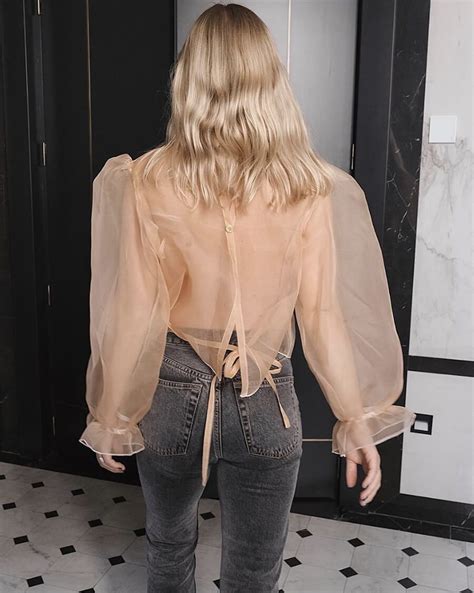 10 Sheer Blouses That Are Perfect For A Night Out Fashion Outfits