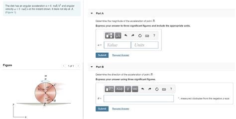 Solved The disk has an angular acceleration α rad s and Chegg com