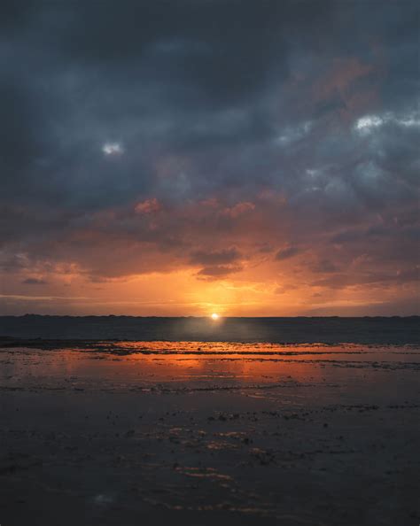 Sunset Wallpaper 4k Landscape Dusk