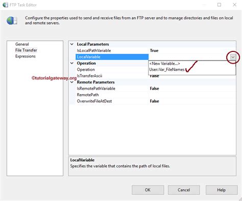 SSIS FTP Task Send Multiple Files