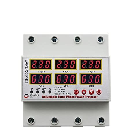 Buy Circuit Breaker A P N Three Phase Adjustable Voltage And Current Relay Protector