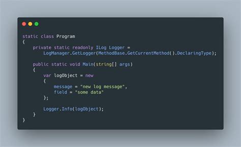 Generating Output Json Log With Log4net Victor Souza