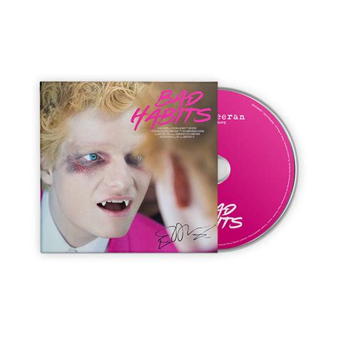 Ed Sheeran Cd Single Autografado Bad Habits Misturapop
