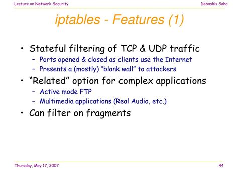 PPT Introduction To Network Linux Security PowerPoint Presentation Free Download ID 588107