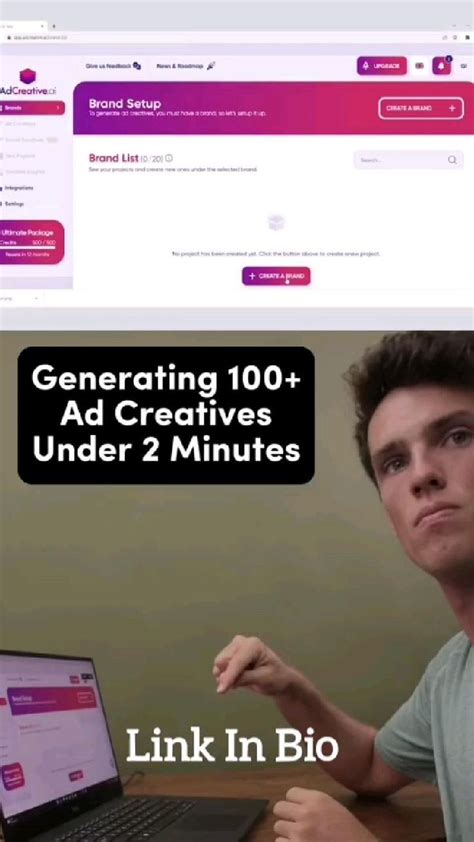 Generate 100 Ad Creatives Under 2 Minutes Ads Creative Advertising