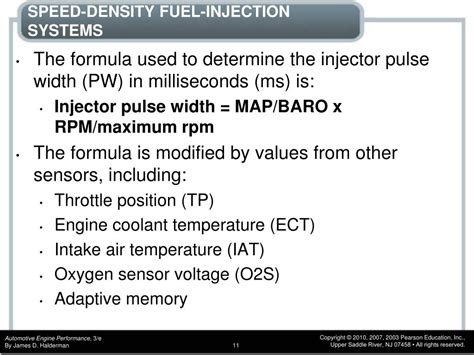 Ppt Chapter 27 Fuel Injection Components And Operation Powerpoint