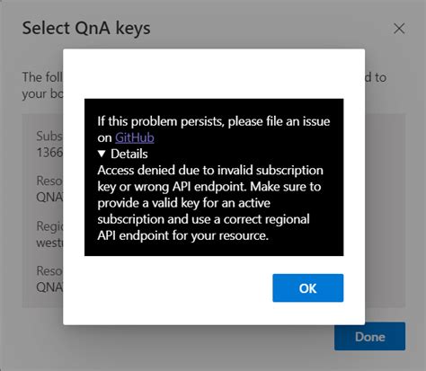 Add Qna Maker Key Fails In Next Steps · Issue 7009 · Microsoftbotframework Composer · Github