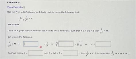 Solved Video Example Use The Precise Definition Of An