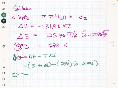 Heat Of Reaction Hydrogen Peroxide Decomposition At Ilene Haase Blog