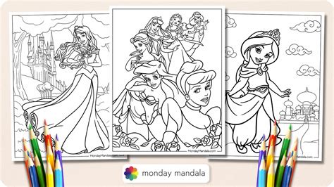 Disney Princess Coloring Sheets Tattooed Disney Princess Coloring
