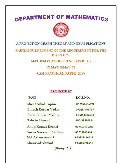 pdf project on graph theory dokumen tips