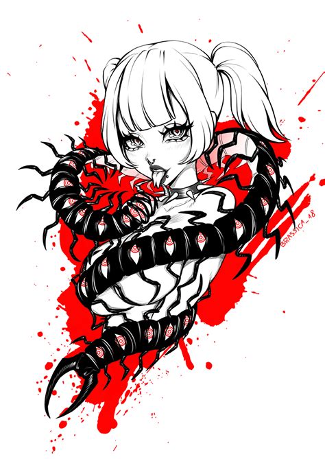 Brassica Original Highres Photo Referenced Girl Artist Name Bug Centipede Collar