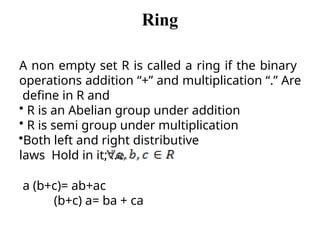 RING THEORY PRESENTATION MY GUYS ALL HERE PPTX