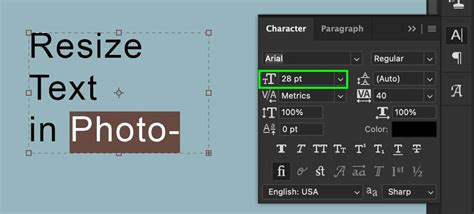 how to resize text in photoshop every method explained free word template