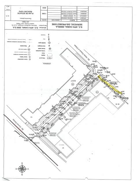Plan De Situatie Inlocuire Canalizare Menajera Bl B18 Cartier Prundu Mun Pitesti Jud Arges