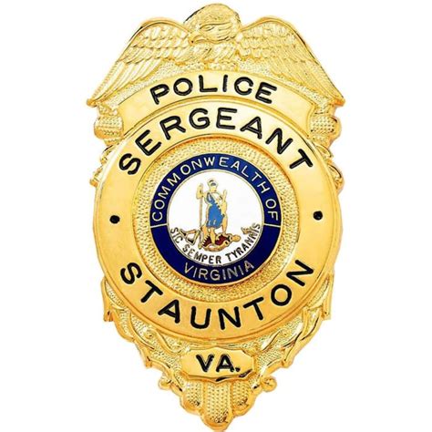 Blackinton Badge With Eagle And Circular Panel B538 Law Enforcement