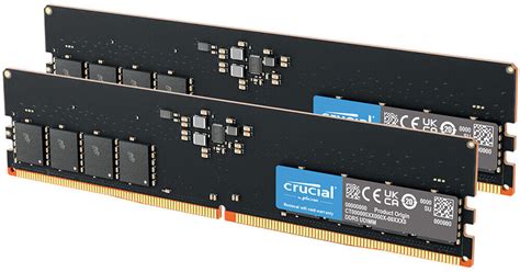 Crucial 16gb Desktop Ddr5 5600 Mhz Udimm Memory Kit