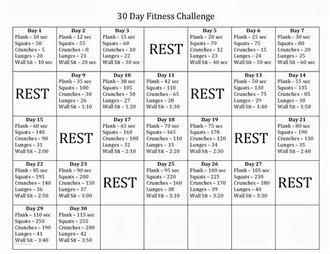 30 Day Challenge 60 Day Workout Plan Workout Challenge 30 Day