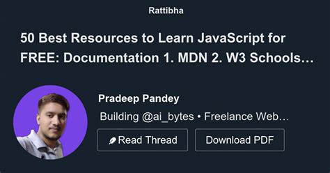 50 Best Resources To Learn Javascript For Free Documentation 1 Mdn Wy5hb64seh 2