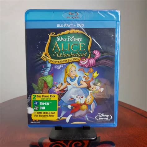 Alice In Wonderland 60th Anniversary Edition Blu Ray Dvd Sealed 2