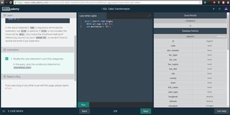 Sql Tt Lesson 33 Bug Report Bug Reporting Codecademy Forums