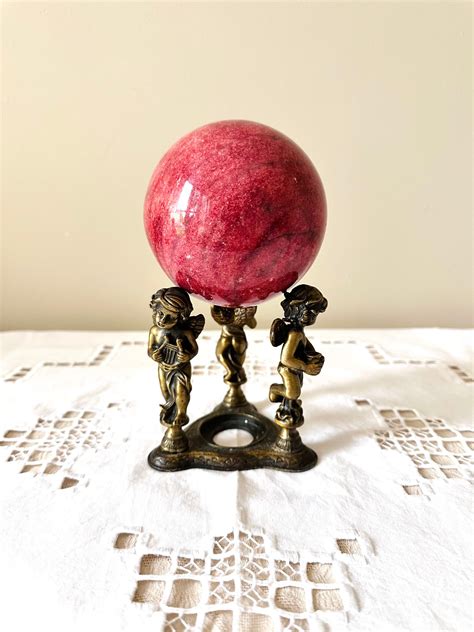 Vintage Copper Angels Display Holder With A Polished Etsy