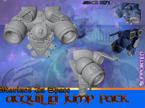 🎲 Acquilla Jump Pack・ Stl File For 3d Printing・cults