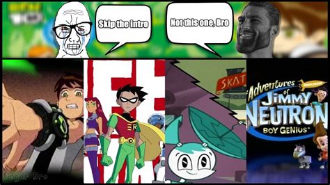 skip the intro not this one bro 00 s cartoons youtube