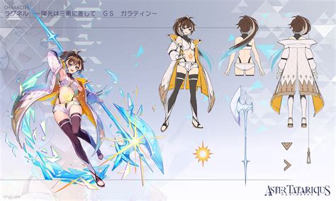 Aster Tatariqus Toeless Footwear Commentary Request Highres Official Art Second Party